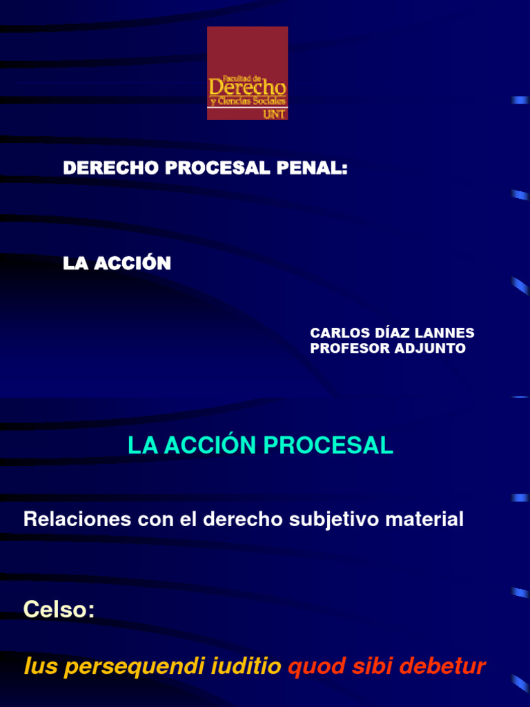 Acción Procesal | PDF | Ley procesal | Sentencia (ley)