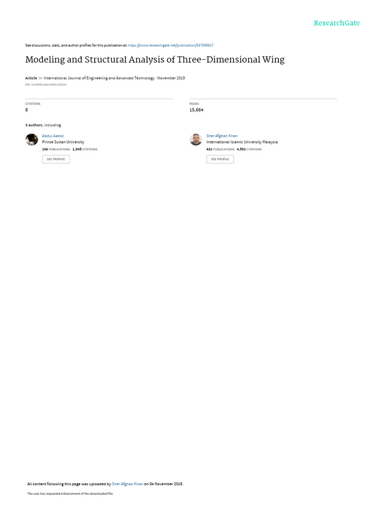 Amir Paper | PDF | Airfoil | Deformation (Engineering)