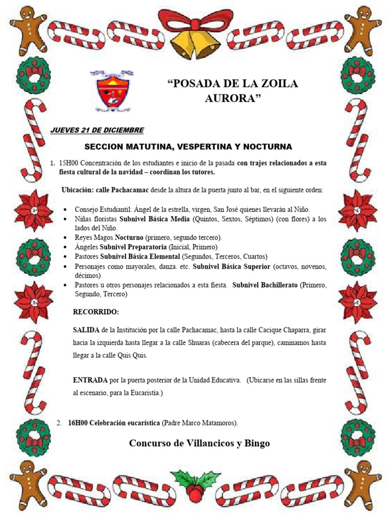 Programa Navidad 2023 2024 | PDF | Navidad