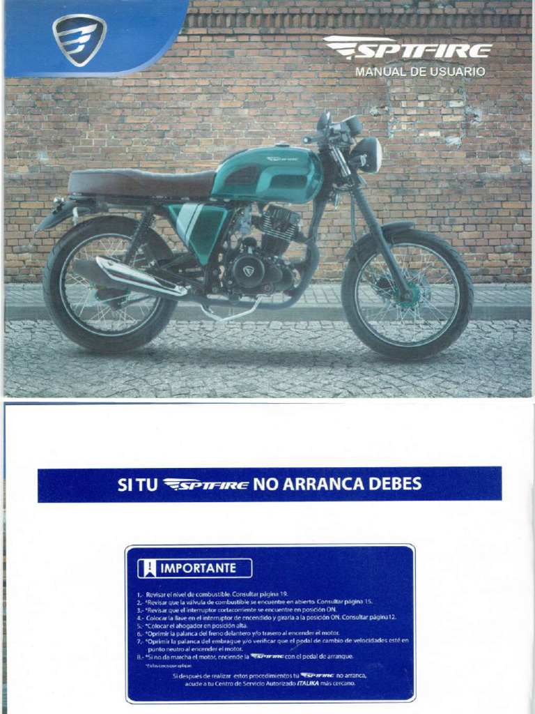 Manual Sptfire-200 | PDF