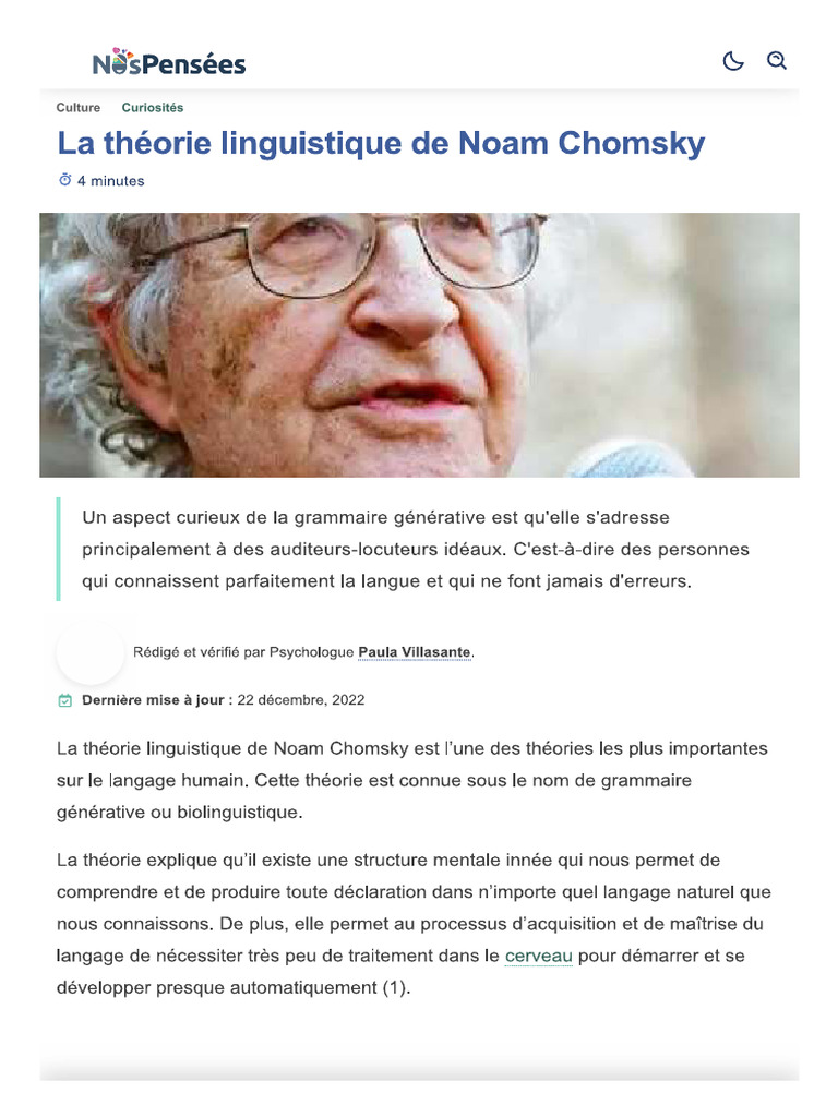 Noam Chomsky | PDF