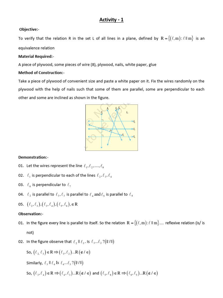 Xii - Activity - 2023 - 24 | PDF | Trigonometric Functions | Slope