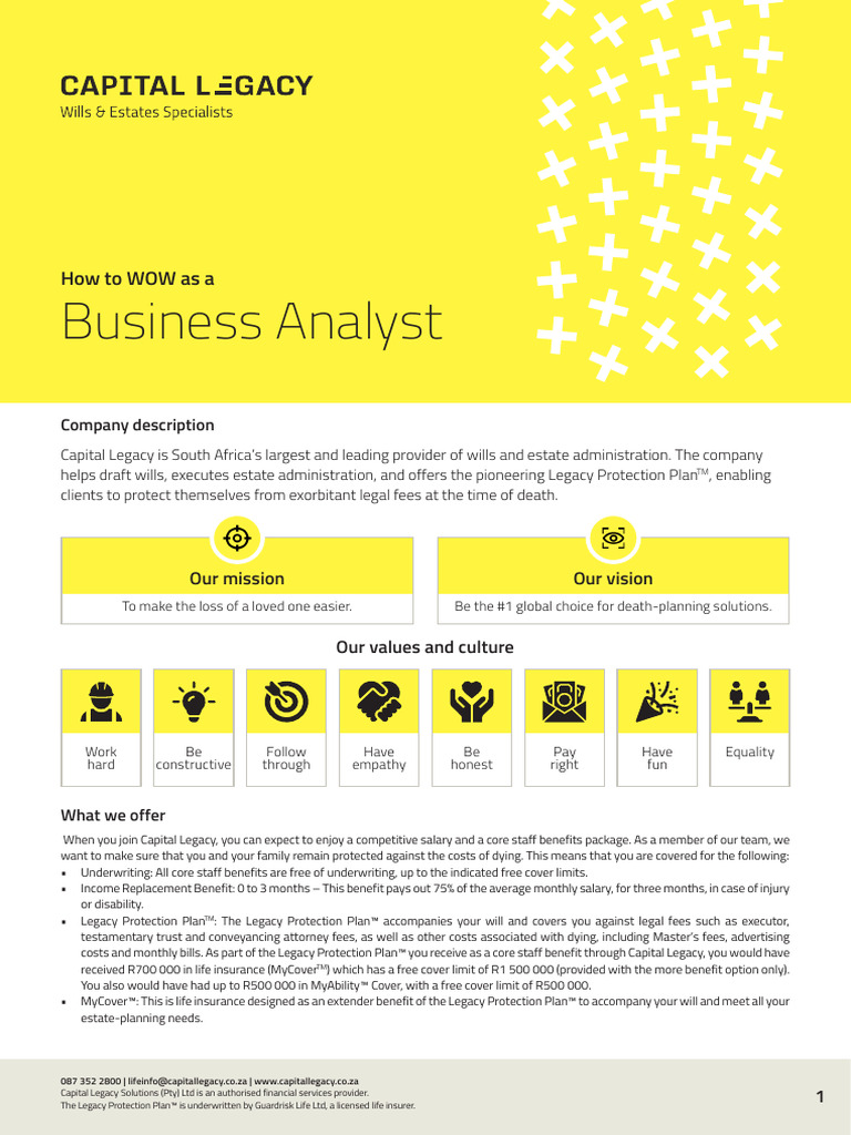 CLS Business Analyst | PDF | Business | Business Analysis