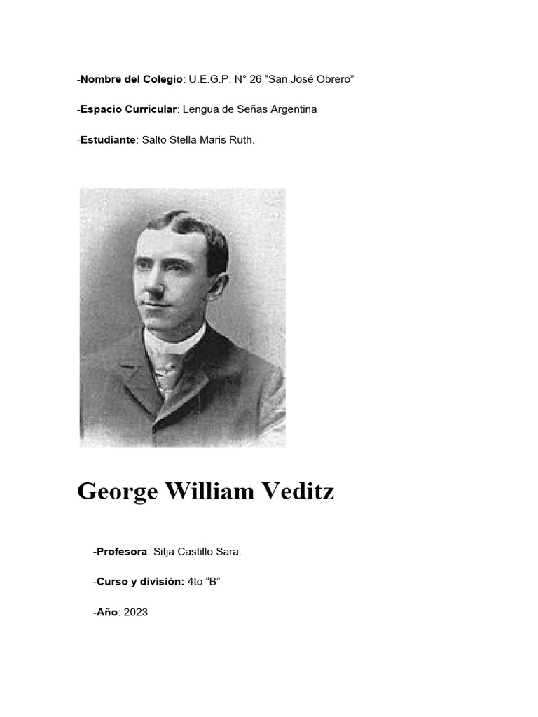 George Veditz | PDF