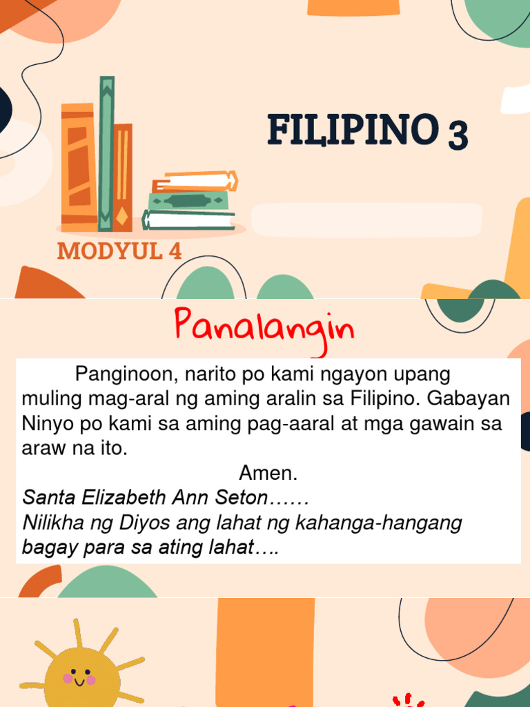 MODYUL 4 Bahagi NG Aklat | PDF
