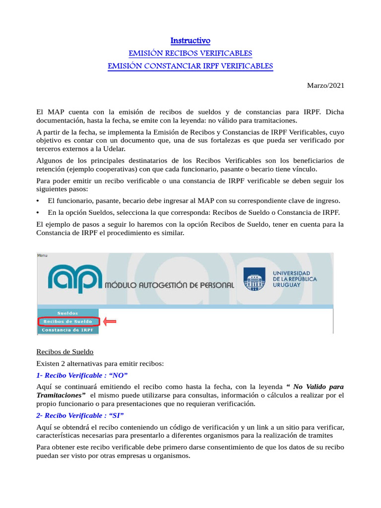 Procedimiento Documentos Verificables | PDF | Informática