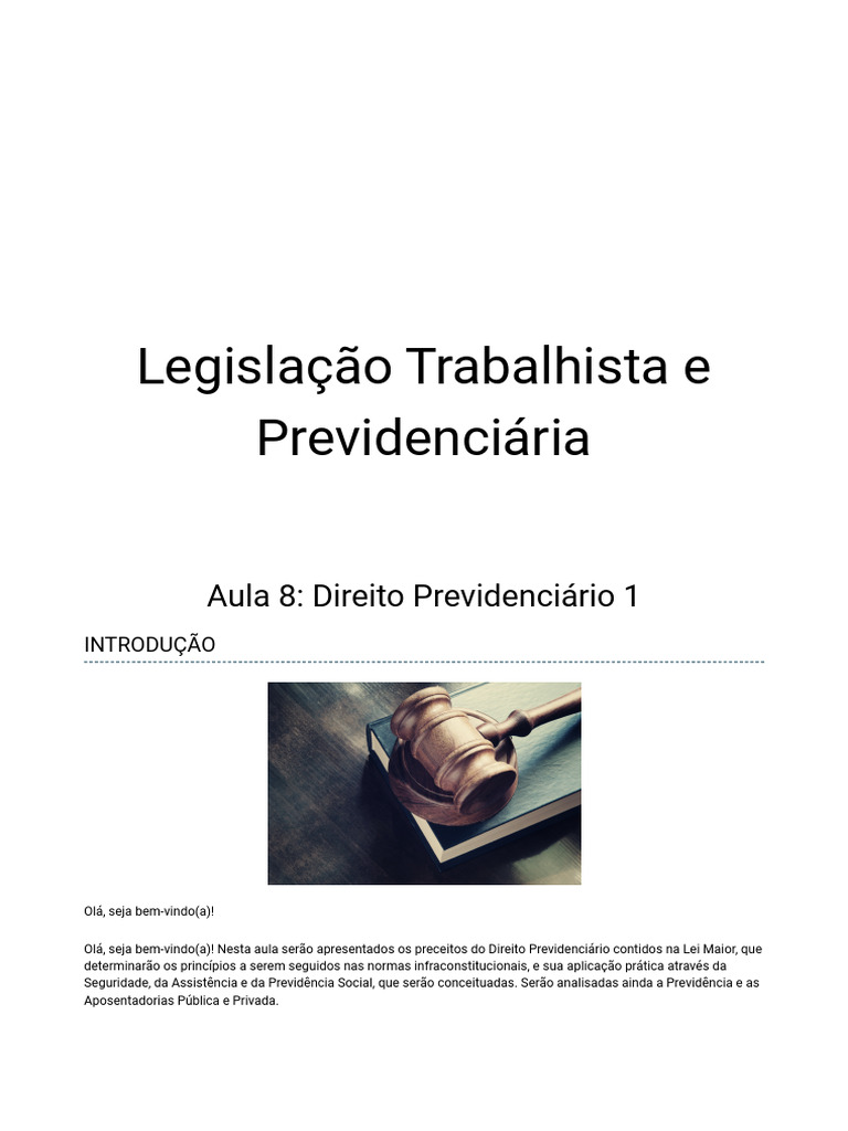 Aula 8 | PDF