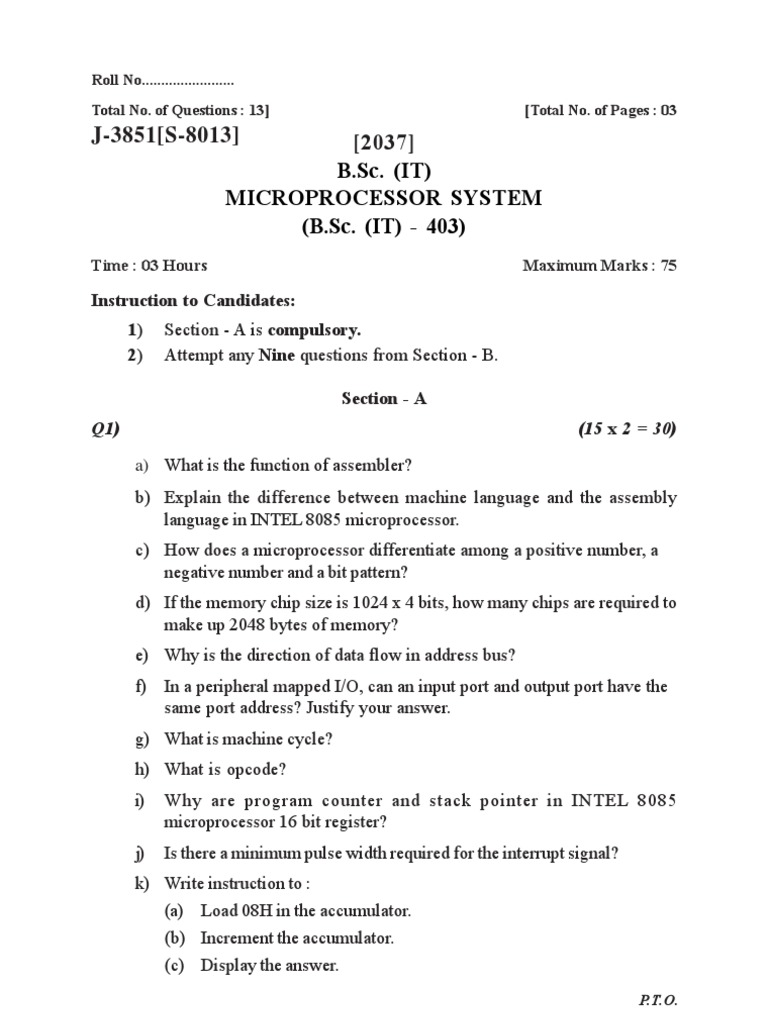 Bscit 403 | PDF | Digital Technology | Computer Engineering