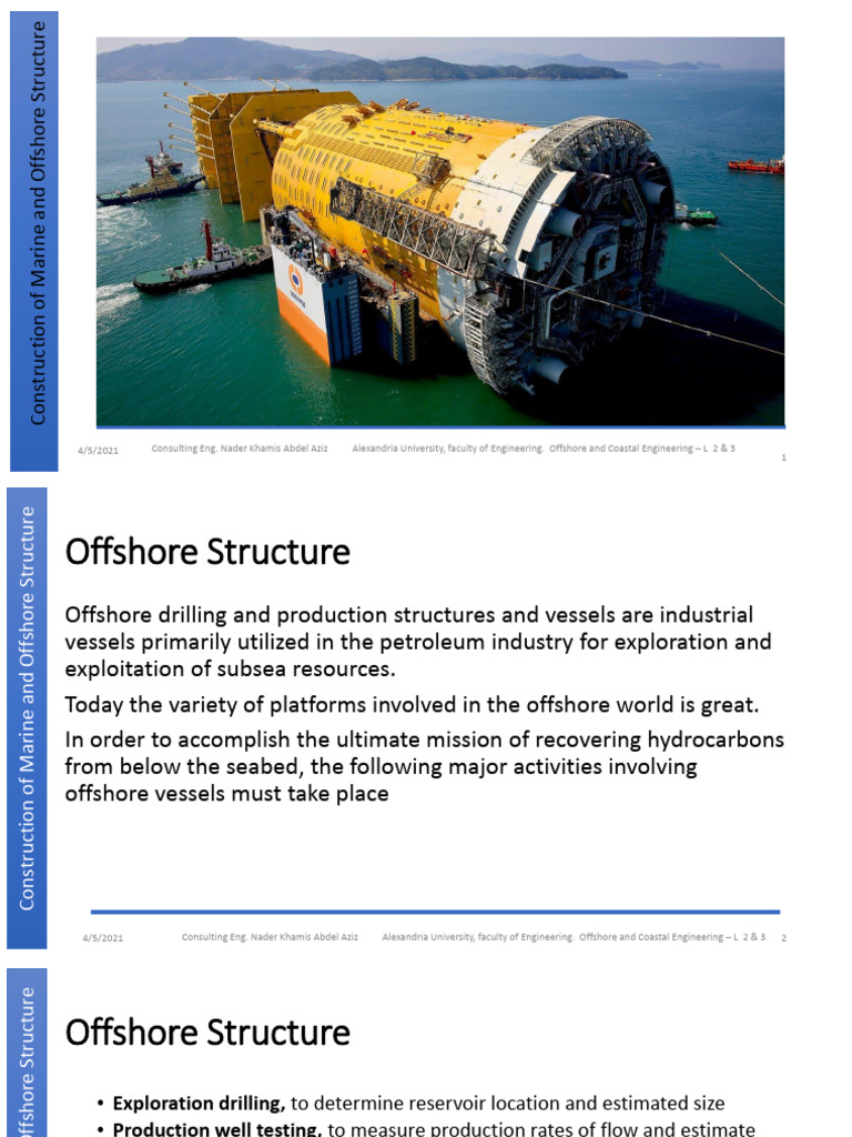 2ND-3RD Construction of Marine and Offshore Structures | PDF