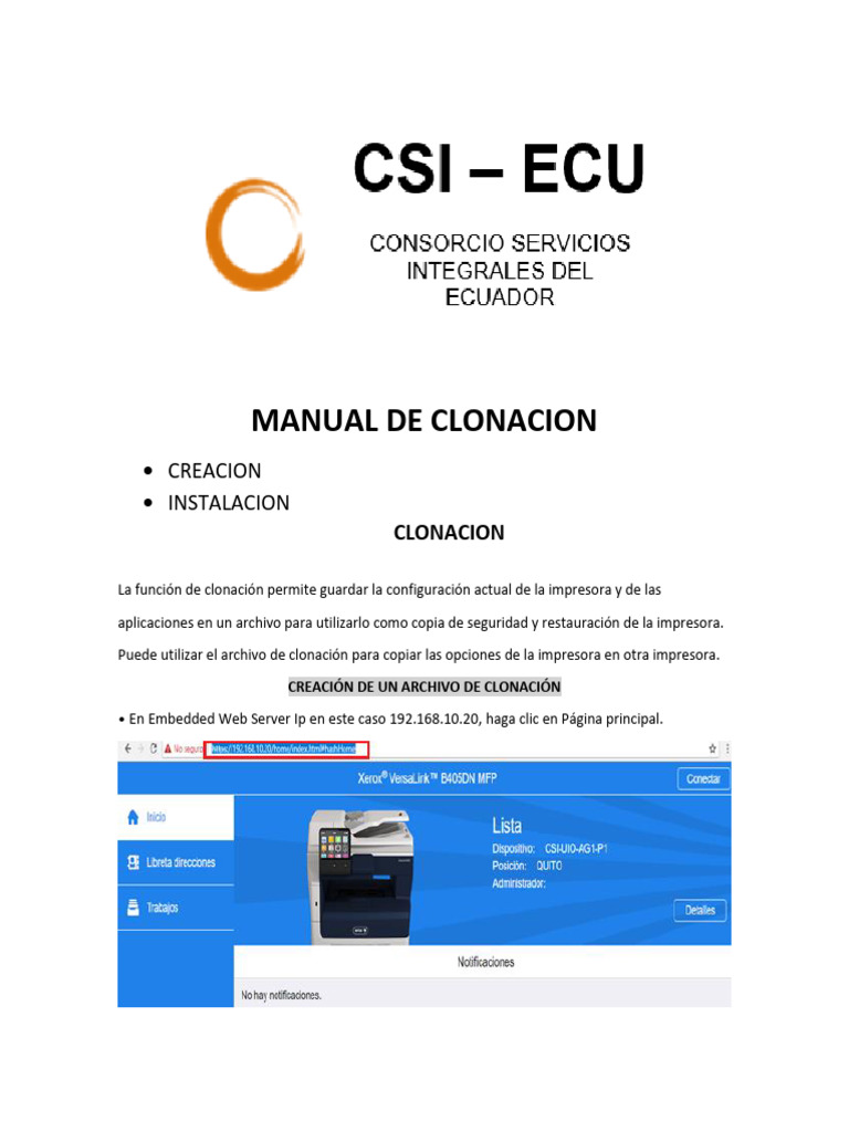 Manual de Clonacion | PDF
