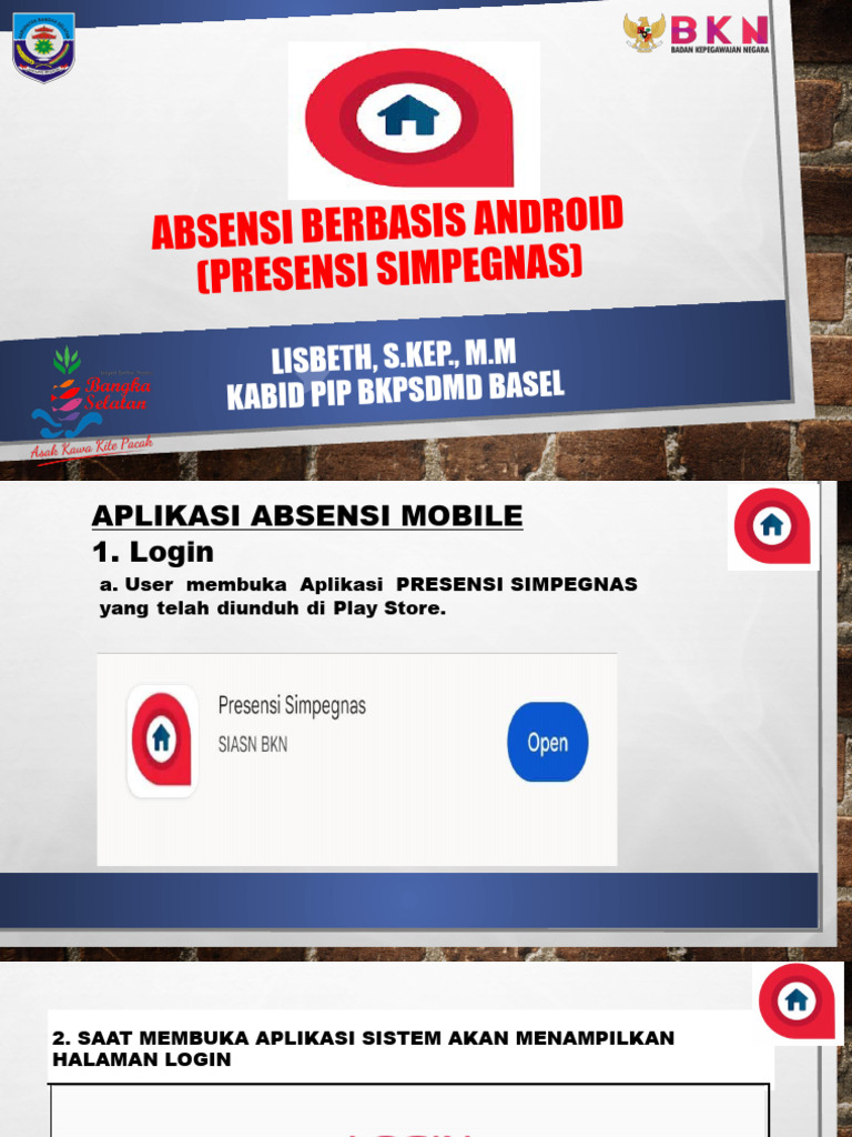 PP Absensi Android Presensi Simpegnas | PDF
