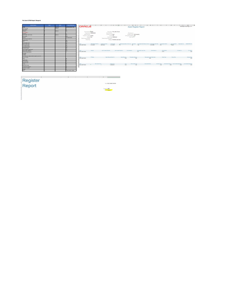 Fix Asset OTBI Report Request | PDF | Depreciation | Accounting Fix Asset OTBI Report Request | PDF | Depreciation | Accounting