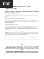 UV-Visible Spectros | PDF | Ultraviolet–Visible Spectroscopy | Spectrophotometry