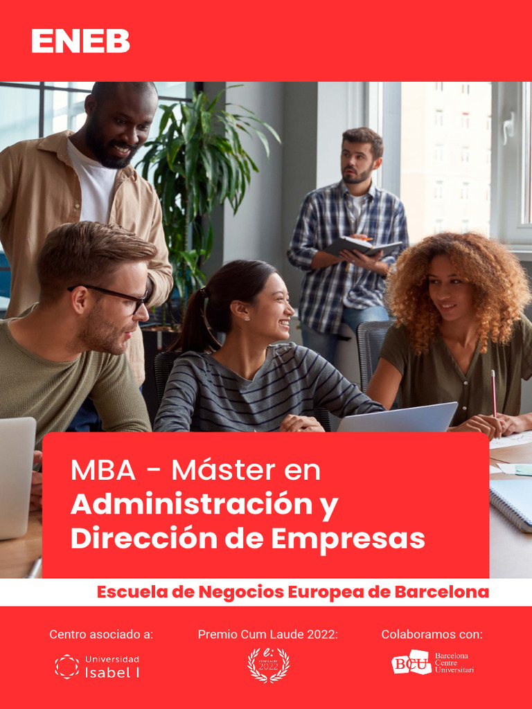 ENEB-MBA | PDF | Máster en Administración de Empresas | Marketing
