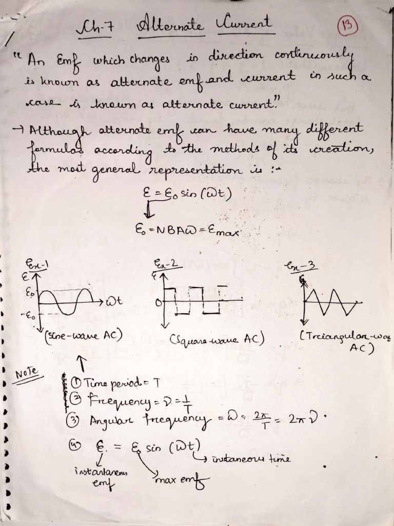 Alternating Current | PDF