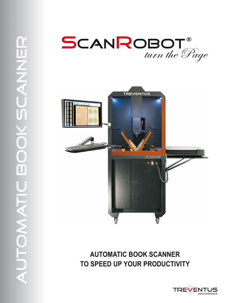 Scanrobot 2 0 Mds Bookscanner Brochure Pdf Image Scanner Imaging