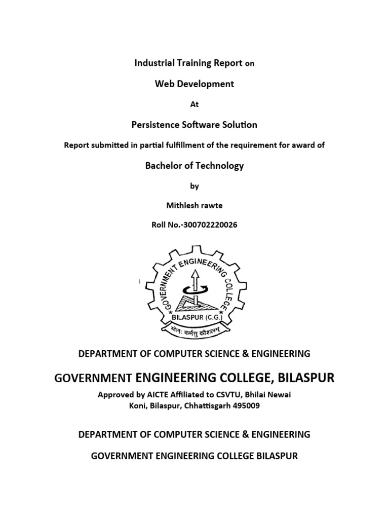 Mithlesh Industrial Tranning | PDF | Computer Programming | World Wide Web