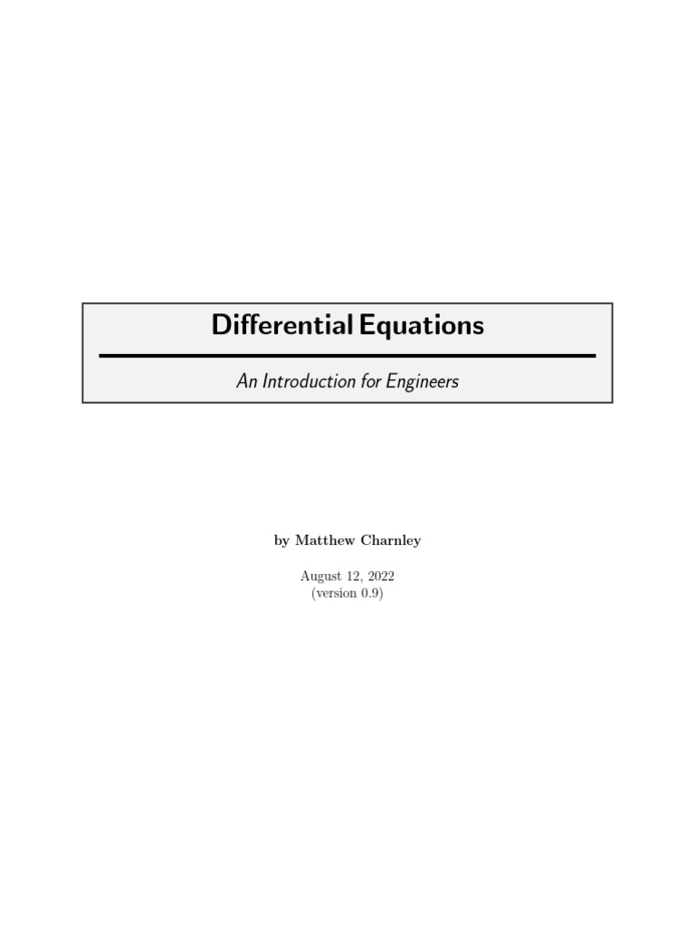 244 Textbook v0 9 F22 | PDF | Eigenvalues And Eigenvectors | Differential Equations