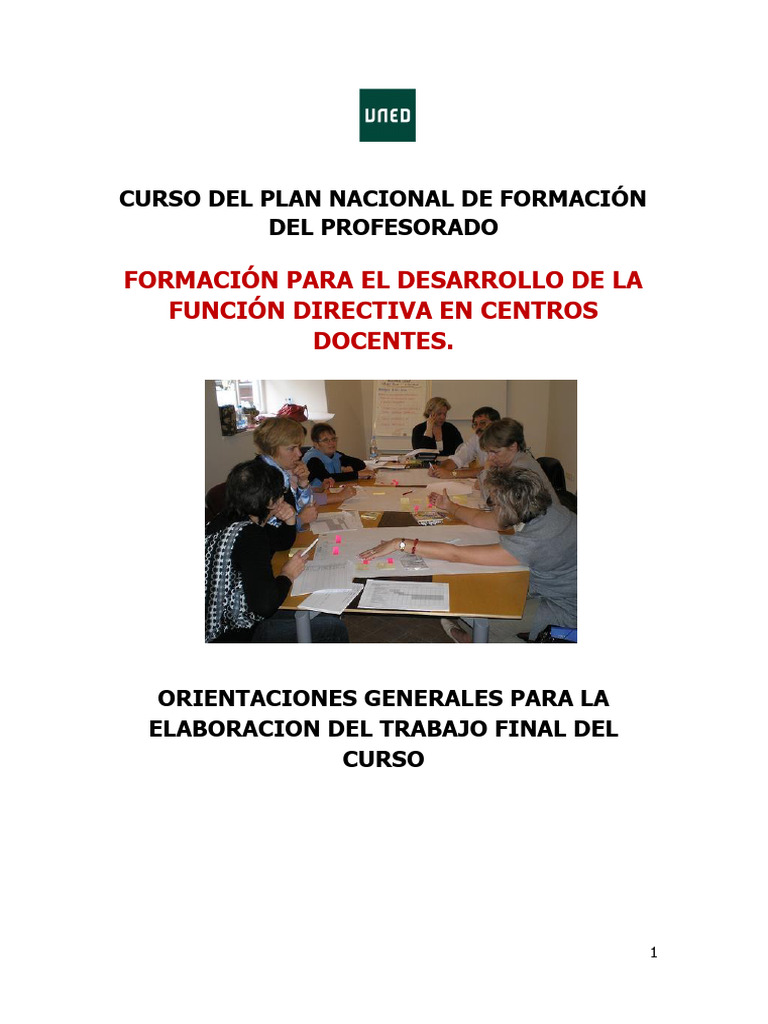 Orientacion para La Elaboración Del Trabajo Final | PDF | Evaluación | Gestión de recursos humanos