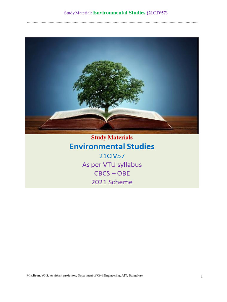 Module 1 Ecosystem And Biodiversity Lecture Notes 17025476506991