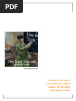 The Last Lesson Summary, Explanation, Word Meanings Class 12 | PDF ...