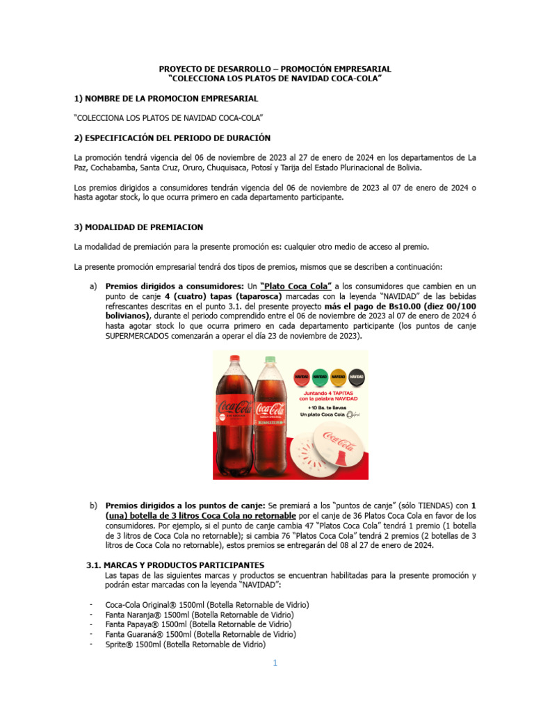 Proyecto_Prom | PDF | Coca Cola | Refresco