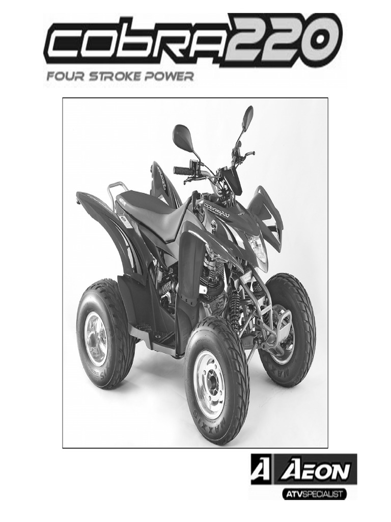 Aeon Cobra 220 My05 WBC Slovenia | PDF