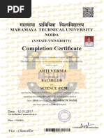 B.tech Marksheet | PDF