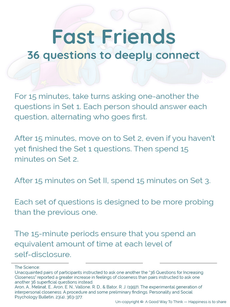 Worksheet Fast Friends | PDF