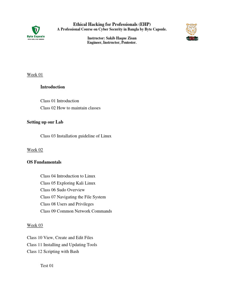 Course Module of EHP | PDF