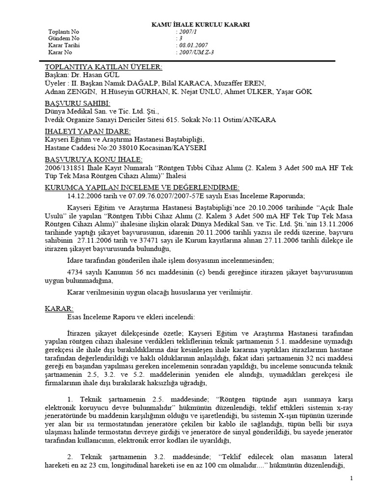 3-Kayseri Eğt Araş Hst-Dünya Medikal | PDF