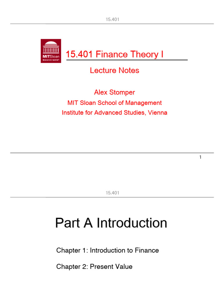 Chapter 1 | PDF | Valuation (Finance) | Investing