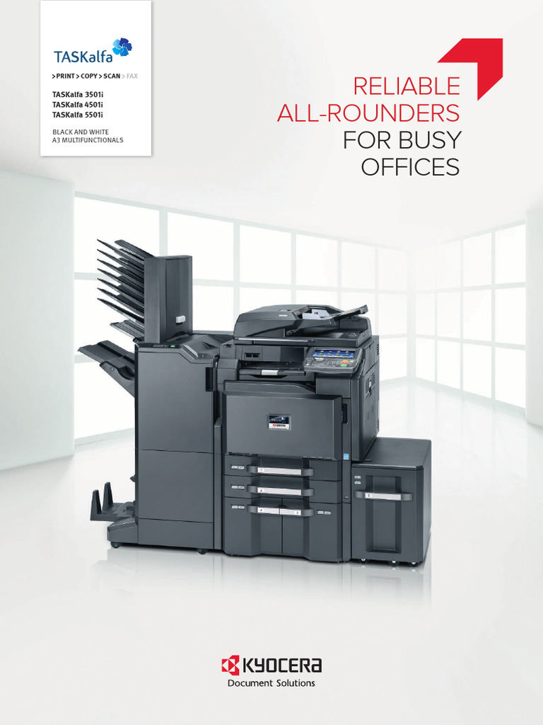 Kyocera TASKalfa 3501i Brochure | Download Free PDF | Image Scanner | Fax