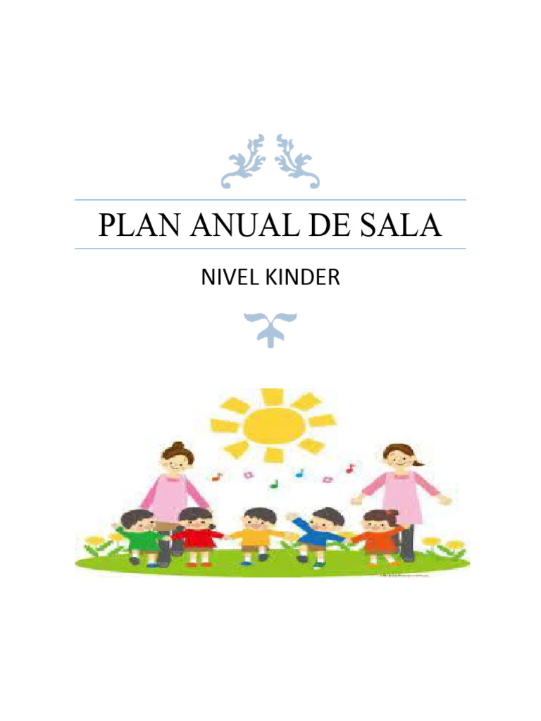 Plan Anual Kinder | PDF | Educación de la primera infancia | Aprendizaje