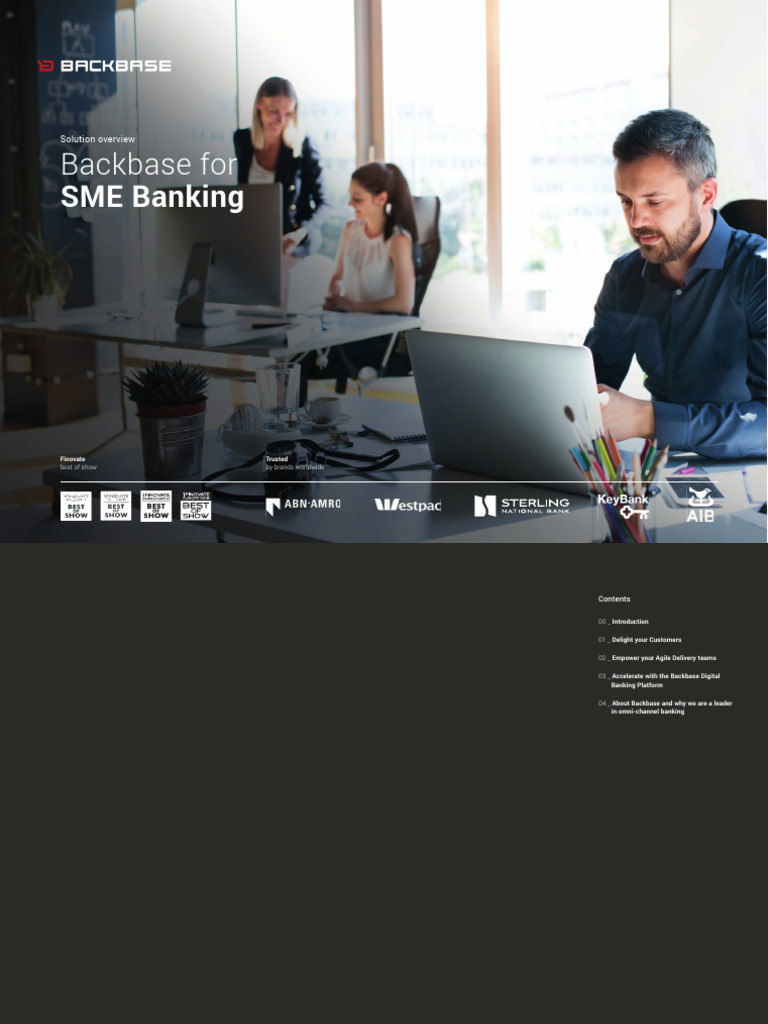 Backbase SME Banking Digital Brochure | PDF