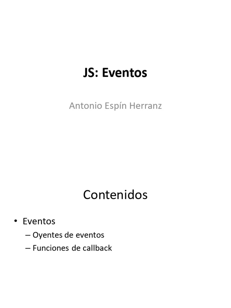 4 Eventos Descargar Gratis Pdf Script Java Modelo De Objeto De Documento 