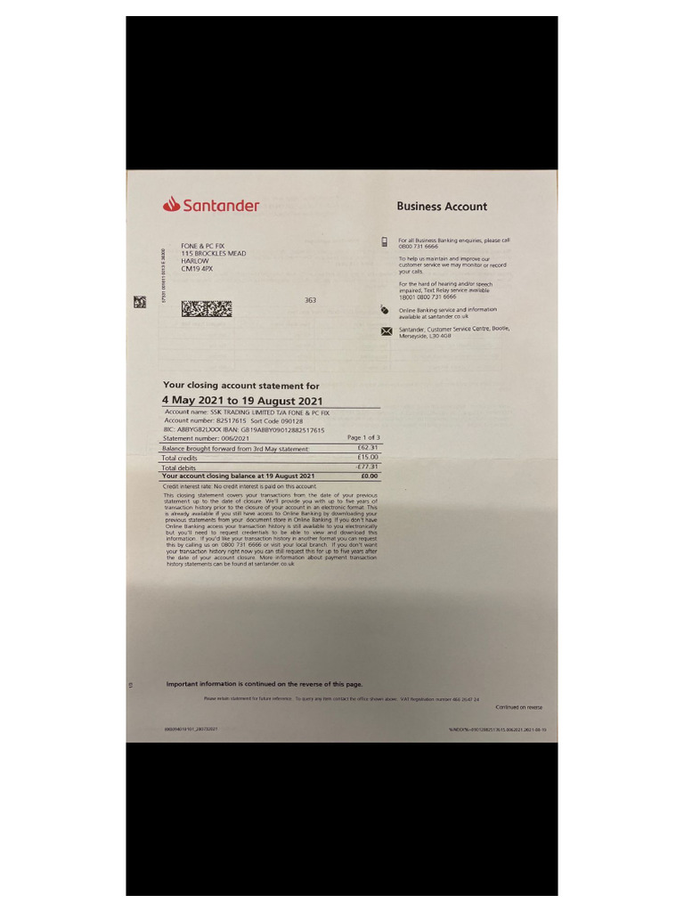 Bank Statement | PDF