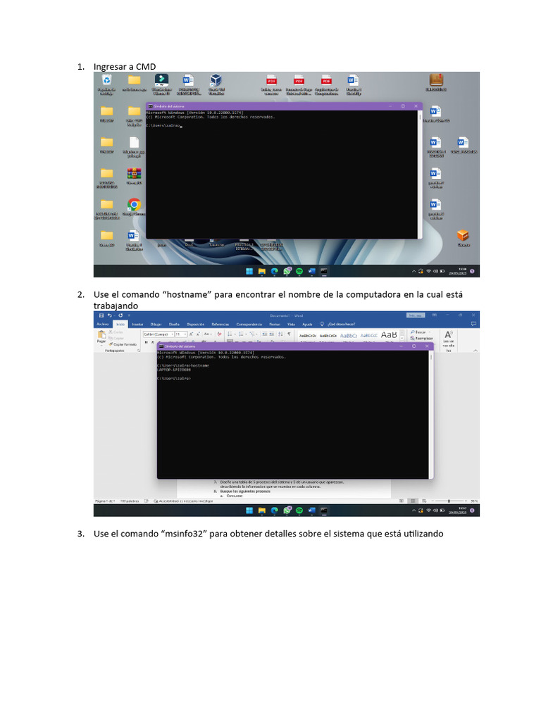 Ingresar A CMD | Descargar gratis PDF | Microsoft Office | Microsoft