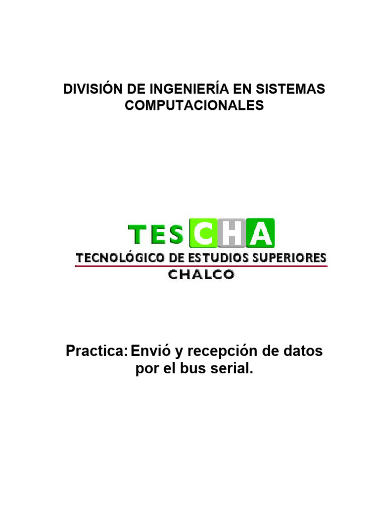 Practica7.Envio y Recepcion de Datos Por Puerto Serie | PDF | Diodo ...
