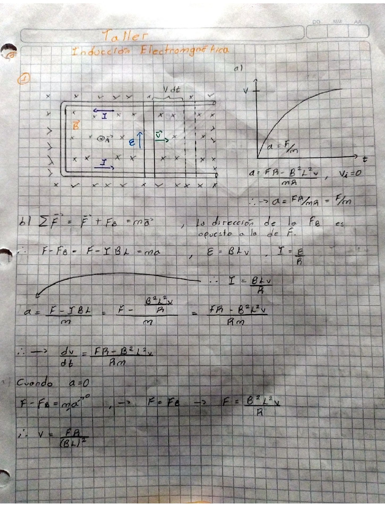 Taller de Inducción Electromagnetica | PDF Taller de Inducción Electromagnetica | PDF