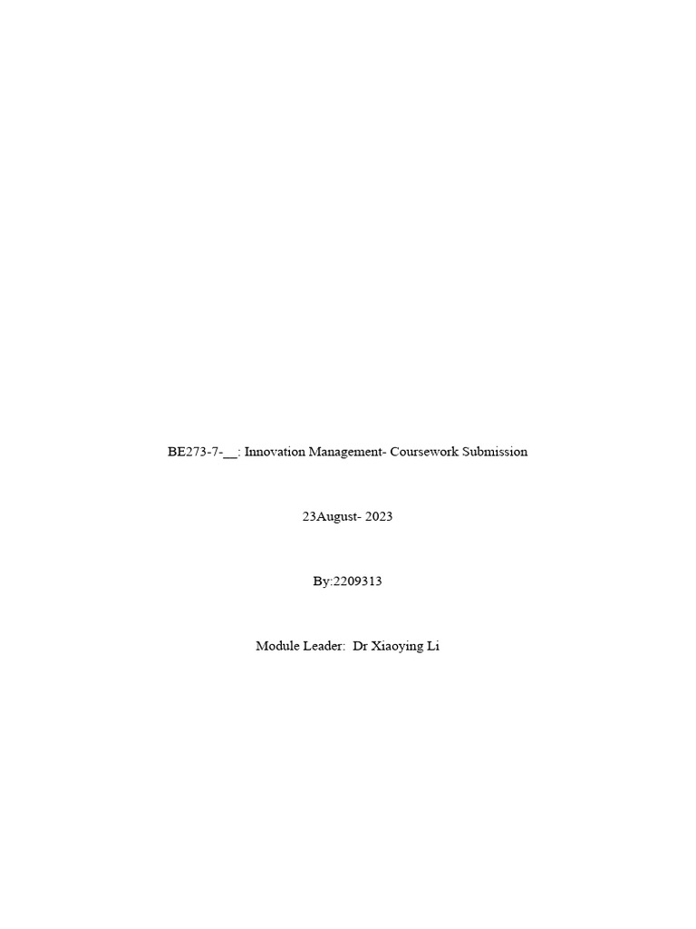 Innovation Management | PDF | Innovation | Pfizer Innovation Management | PDF | Innovation | Pfizer