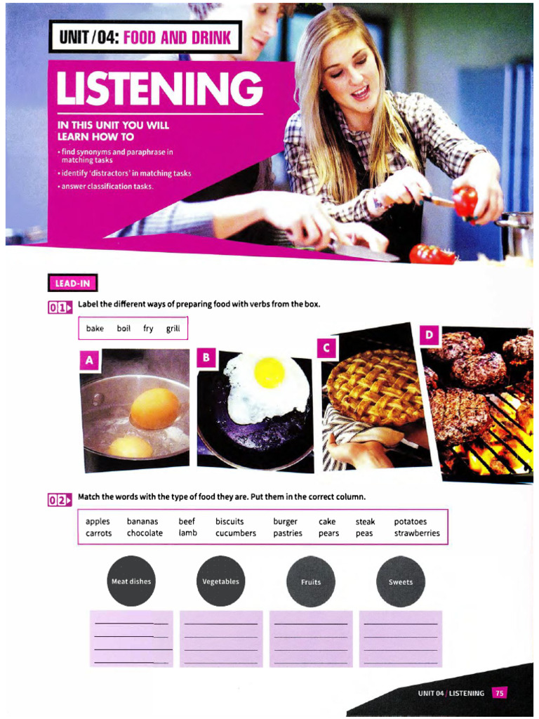 Unit 4 Food And Drink Ls Pdf