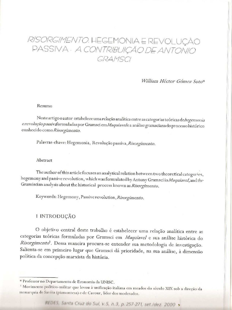 El Risorgimento | PDF