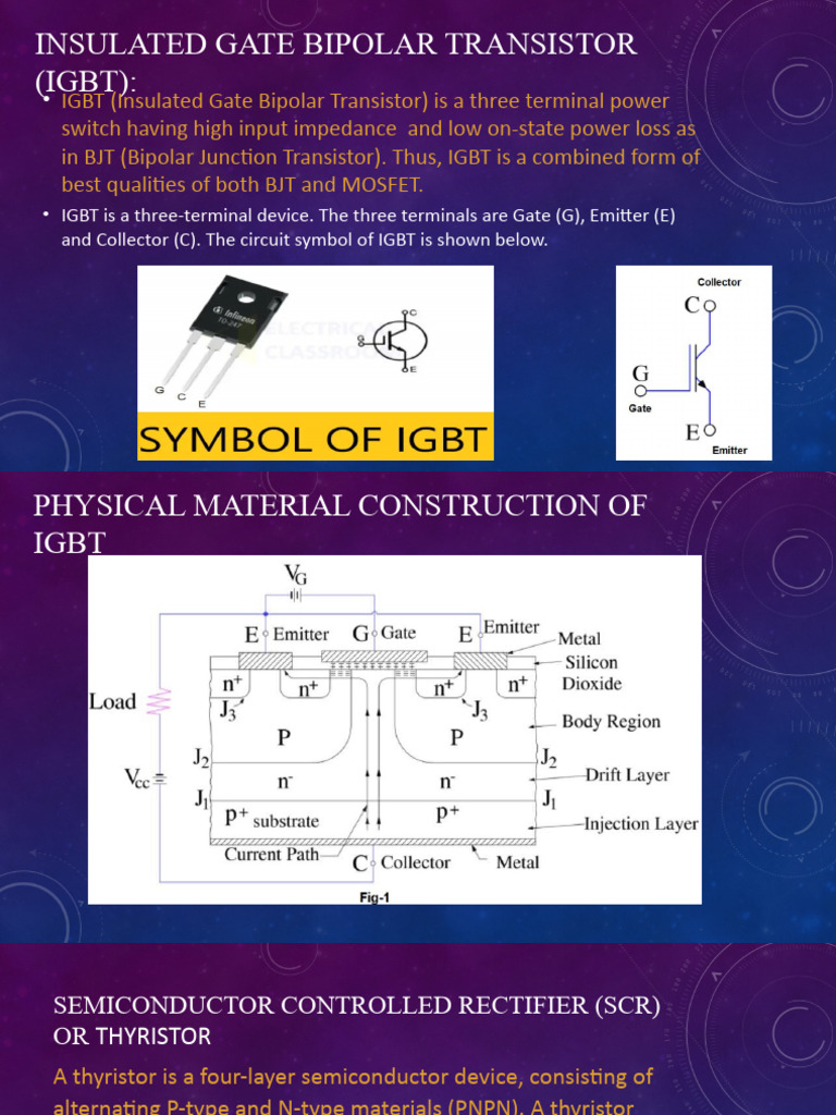Insulated Gate Bipolar Transistor (IGBT) | PDF