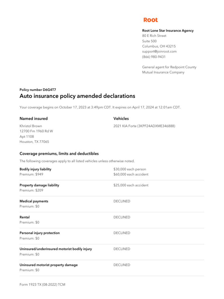Root Policy Document2023!12!27 | PDF