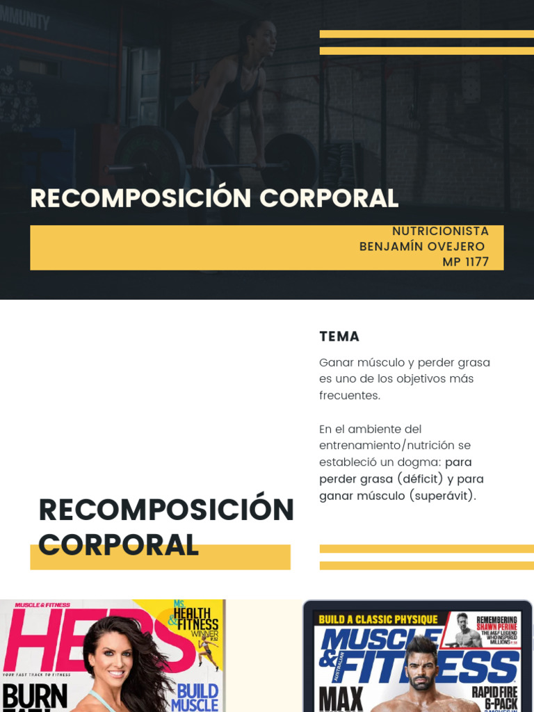 Recomposicion Corporal PDF | PDF