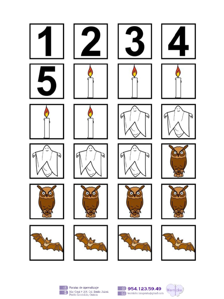 Números Halloween | PDF