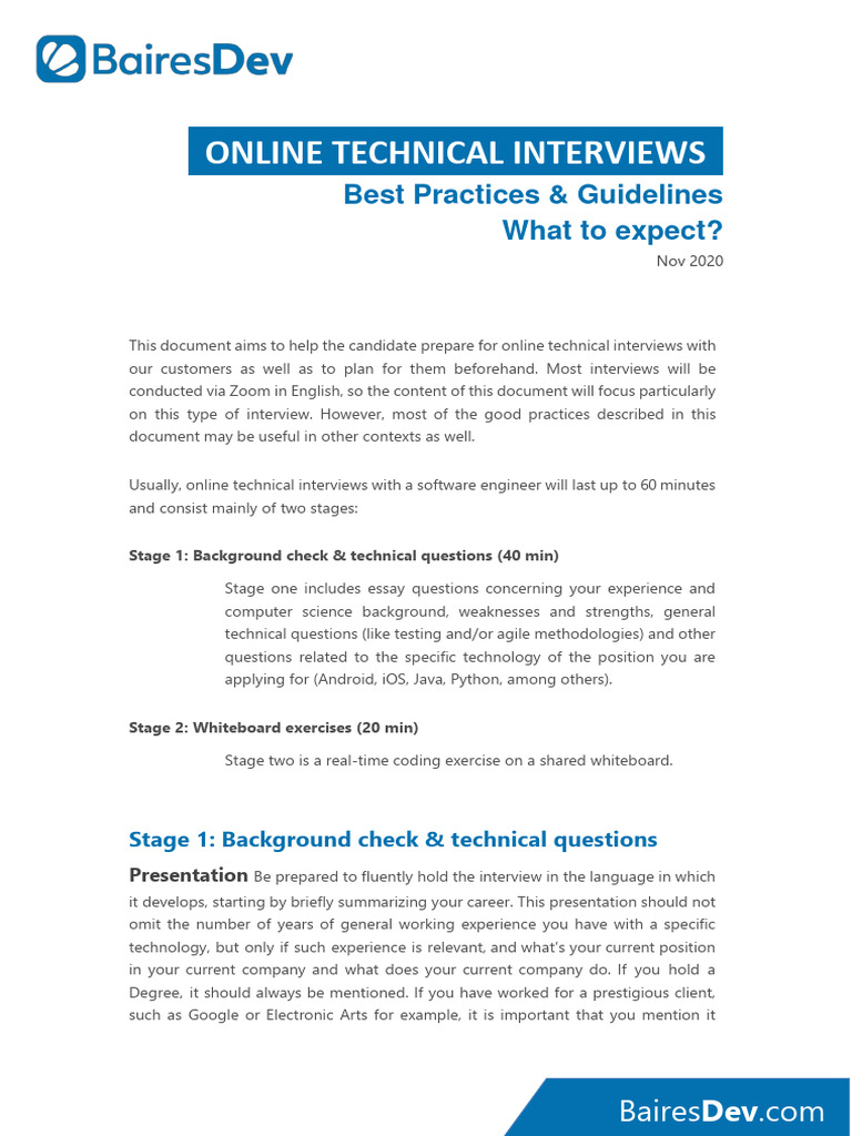 Interview With Clients - Best Practices For Interviews | PDF | Agile Software Development | Thought