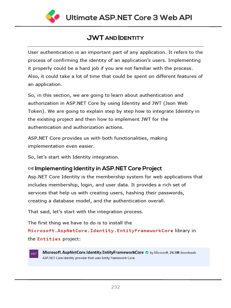 Core Identity JWT | PDF | Information Technology | Software Engineering