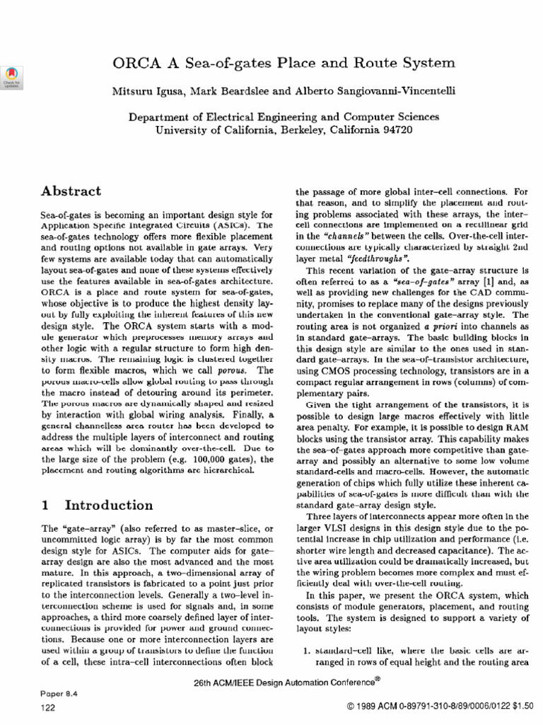 ORCA | PDF | Routing | Digital Electronics